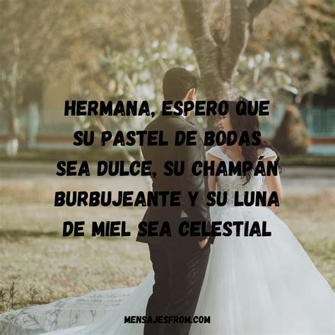 ᐅ Mensajes De Boda Para Mi Hermana