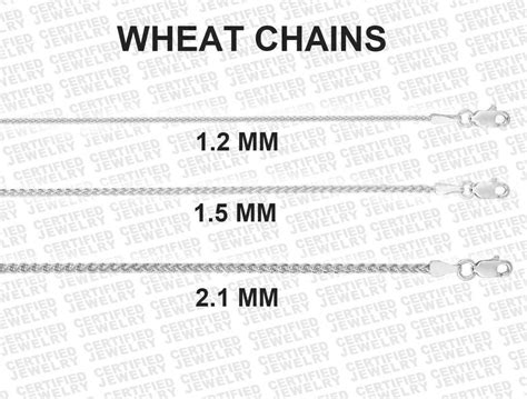 14k Solid White Gold Round Wheat Chain Necklace 16 18 20 22 24 30 Inch