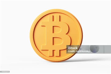 흰색 배경에 고립 된 비트 코인 동전의 클로즈업 3d 렌더링 그림 0명에 대한 스톡 사진 및 기타 이미지 0명 3차원 형태 가상현실 Istock