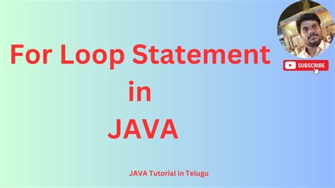 For Loop Statement In Java Telugu Looping Statements In Java Telugu