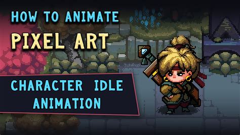 How To Animate Pixel Art Character Pixel Idle Animation For Game In