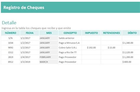 Formato Para Cheques En Excel Sample Excel Templates Formato Para
