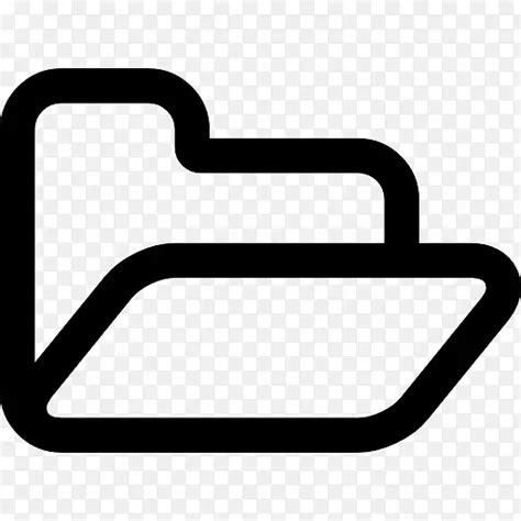 打开文件夹的轮廓图标png图片素材下载图片编号ypeprmnp 免抠素材网