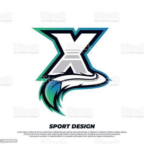 Letter X Esport 디자인 템플릿 인도 모피 스타일 게이머 및 스포츠 로고 일러스트 레이 션 알파벳 X에 대한 스톡 벡터 아트 및 기타 이미지 Istock