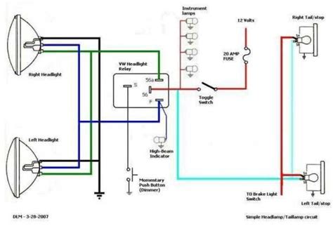 Understanding The Diagram Of A Cars Headlight Switch