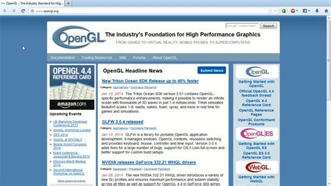 Setting Up Modern Opengl