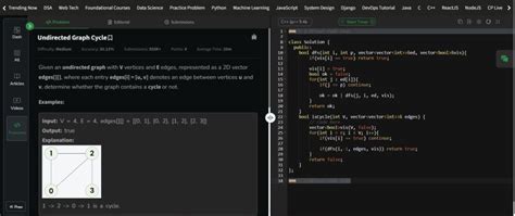 Gfg160 Geekstreak2024 Graph Dfs Cycledetection Directedgraph Gfg Devansh Soni