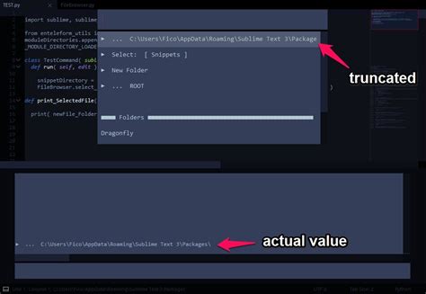 Change How The Show Quick Panel Truncates Strings Or Truncate Strings By Getting Quick Panel
