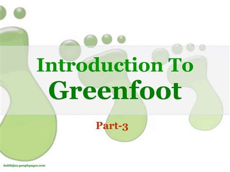 Greenfoot Introduction 3 Ppt