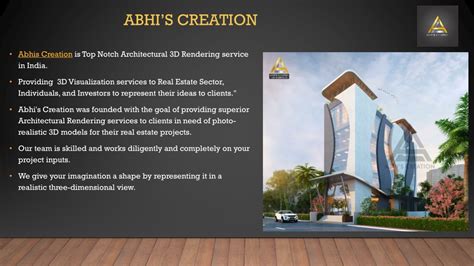 ppt 3d architectural design 3d rendering company in india abhis creation powerpoint