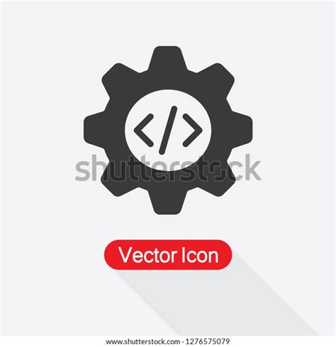 Codding Icon Cod Icon Vector Illustration Stock Vector Royalty Free