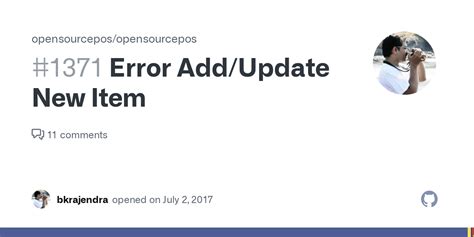 error add update new item · issue 1371 · opensourcepos opensourcepos · github