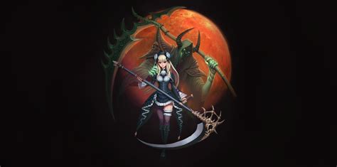 Grim Reaper Anime Girl 5k Wallpaperhd Anime Wallpapers4k Wallpapers