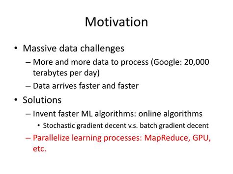 Ppt Large Scale Machine Learning Based On Mapreduce And Gpu Powerpoint Presentation Id4639340