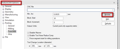 Post Not Showing Up Within FeatureCAM