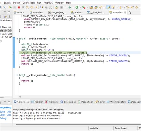 not able to use printf scanf functionality in s32ds nxp community