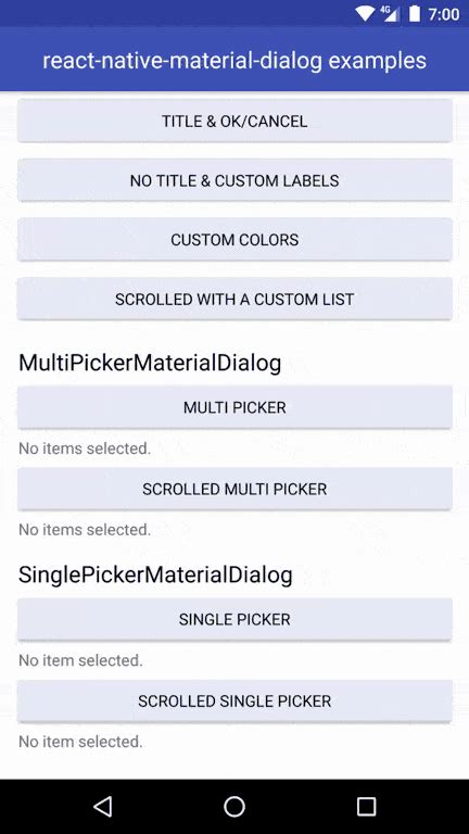 React Native Material Dialog Npm