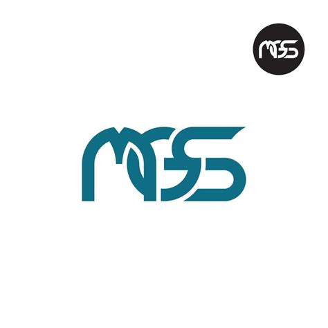 Letter Mgs Monogram Logo Design Vector Art At Vecteezy