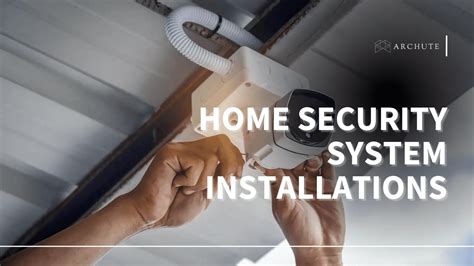 Home Security System Installations Professional Vs Diy System Archute