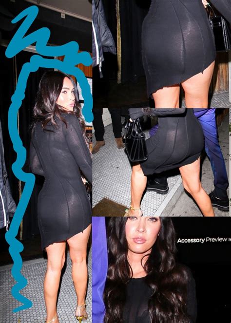 Megan Fox In A Tight Sheer Dress Of The Day Drunkenstepfather Com