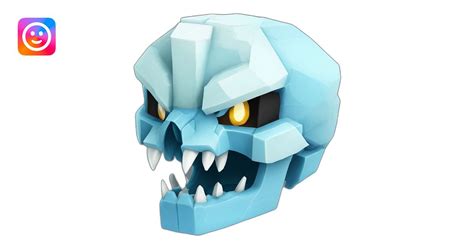 Head Cranial Ice Skull Articuno Pokemon Pixelmon Minecraft Delegate Emoji Ai Emoji Generator