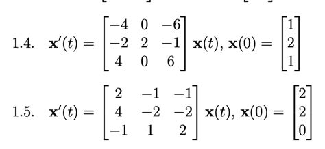 Solved Generalized Eigenvectors Each Of The Following Chegg