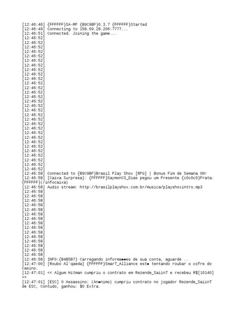 chat log samp pdf business