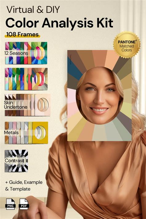 Color Analysis Kit 12 Seasons Virtual Analysis And Diy Bonus Guide