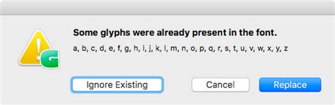 Adding Glyphs To Your Font Glyphs
