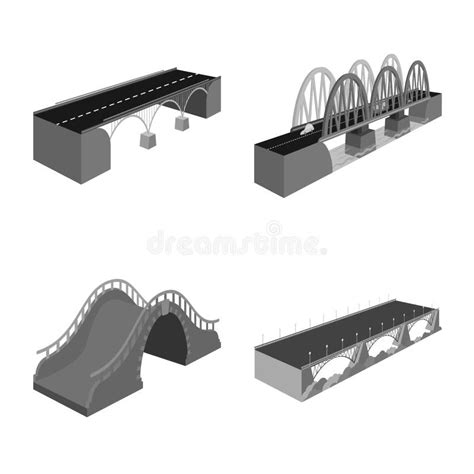 Vector Design Of Connection And Crossing Sign Set Of Connection And Design Vector Icon For