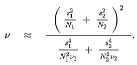 BUG In Function Scipy Stats Ttest Ind If Equal Var False Wrong Test Statistic Used Issue