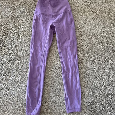 Lululemon Wisteria Purple Wunder Under Leggings Depop