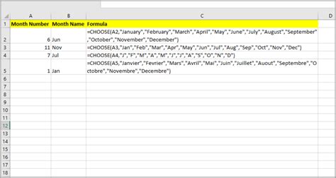 Convert Month Number Into Month Name In Excel Convert Date