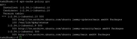 安裝 Git 如何在 Ubuntu 上安裝 Git Taki官方部落格