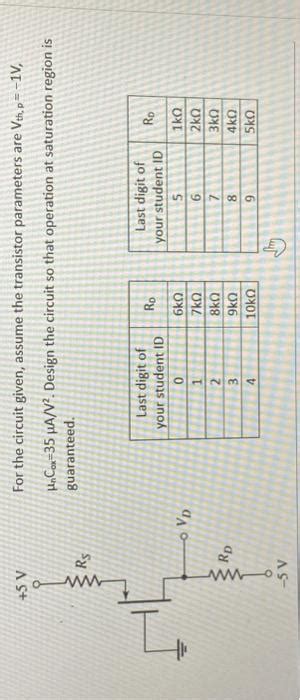 Solved For The Circuit Given Assume The Transistor Chegg