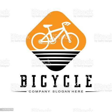 자전거 로고 아이콘 벡터 스포츠 경주 캐주얼 내리막 길 복고풍 템플릿 용 차량 건강한 생활방식에 대한 스톡 벡터 아트 및 기타 이미지 건강한 생활방식 경주용 자전거