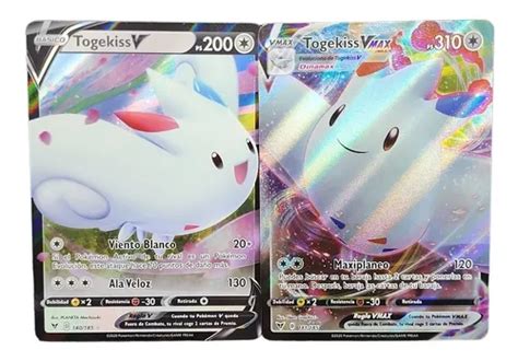 Togekiss V Togekiss Vmax Par De Cartas Pokemon Español Ultra Meses Sin Intereses