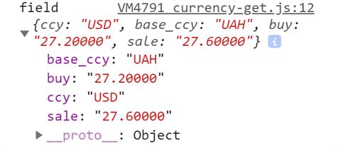 Использование метода Jquery Getjson для загрузки курсов валют Html