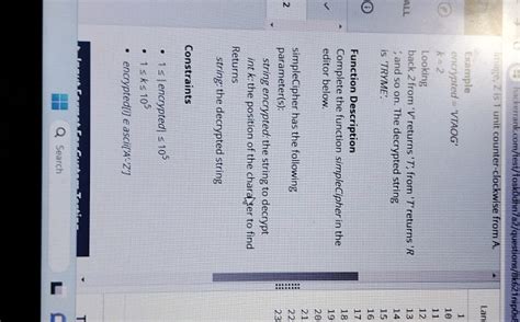 Hackerrankcom Test 1osk0dhn7a2 Questions StudyX
