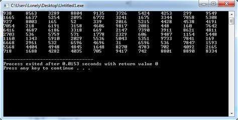 Create An Array Of 10000 Random Interger Number Elements Array A Tạo