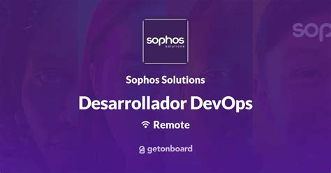 Desarrollador Devops At Sophos Solutions Remote Work From Home
