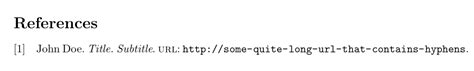 Hyphenation Forbid BibLaTeX To Break URLs At Hyphens TeX LaTeX Stack Exchange