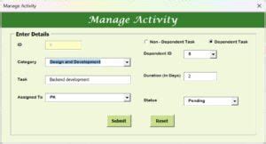 Pro Gantt Chart In Excel With Data Entry Form PK An Excel Expert