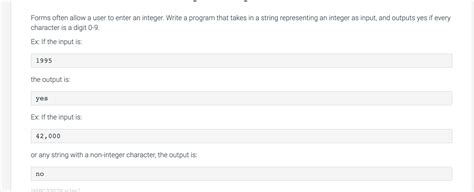 solved forms often allow a user to enter an integer write a