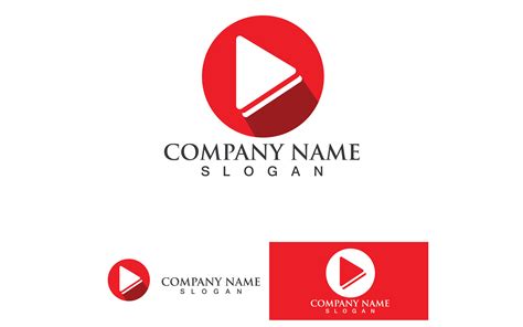 Play Button Media Player Icon Logo App Graphic By Marsono · Creative