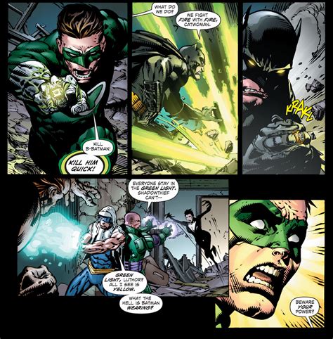 Batman With Sinestro Corps Ring Comicnewbies