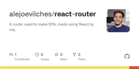 alejo ezequiel vilches on linkedin github alejoevilches react router a router used to make