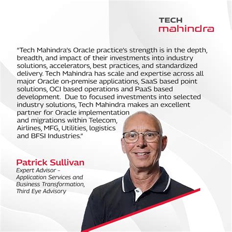 Oracle Oraclecloud Nxtnow Digitaltransformation Tech Mahindra 15 Comments