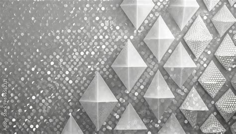 Array Or Grid Of Randomly Rotated White Triangles And Circles Background Wallpaper Banner