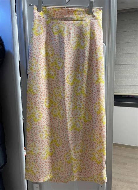 레오파드 쉬폰 스커트 세컨웨어헬로마켓